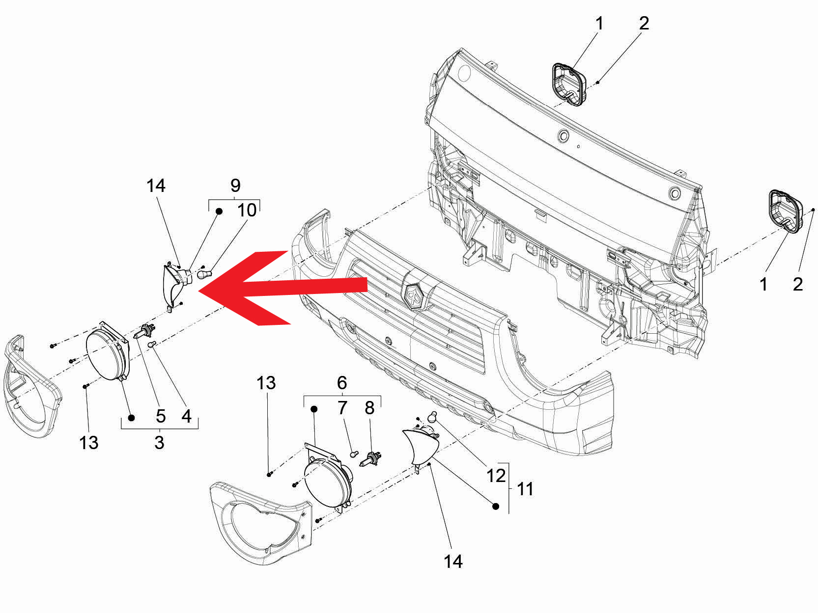 Kiessetz & Schmidt Onlineshop - Turn signal front right